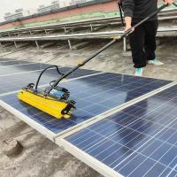 China Electric Rolling Brush 5.5m Max Unfold for Photovoltaic Farm Dry Cleaning Solar Panel for sale