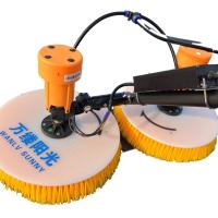 China 5.5m Telescopic Dual Rotating Brush for Solar Panel Cleaning 110-240V for sale