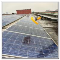 China 5.5m Telescopic Dual Rotating Brush for Solar Panel Cleaning 110-240V for sale
