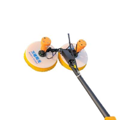 China Solar Panel Protection Double-Disc Rolling Brush 7.5M Handle AC110-240V for sale