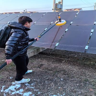 China 5.5-Meter Length Pole Brush-Less Motor Driven Single-Head Brush for Solar Panel Cleaning for sale