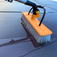 China 9.0m Handle Manual Water Spray Brush for Photovoltaic Farm Cleaning Durable Aluminum Alloy for sale