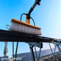 China 9.0m Handle Manual Water Spray Brush for Photovoltaic Farm Cleaning Durable Aluminum Alloy for sale
