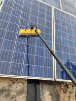 China Carbon Fiber 10m Telescopic Handle Manual Solar Panel Cleaning Brush for Photovoltaic Farms for sale