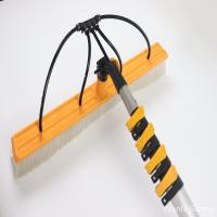 China Wanlv Sunny Solar Panel Cleaning Brush 80cm with 3.6-11.4m Telescopic Pole Aluminum Alloy for sale
