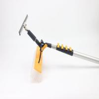 China Wanlv Sunny Manual Water Spray Brush 55cm Widened Head 4.8m Aluminum Handle Solar Panel Cleaning for sale