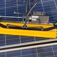 China Electric PV Cleaning Brush 1200mm Physical Cleaning for Solar Panels for sale