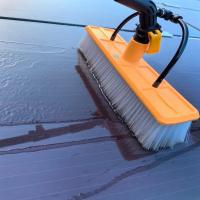 China Wanlv Sunny 55cm Widened Head Manual Water Spray Brush 7.5m Aluminum Alloy Handle Solar Panel Cleaning for sale