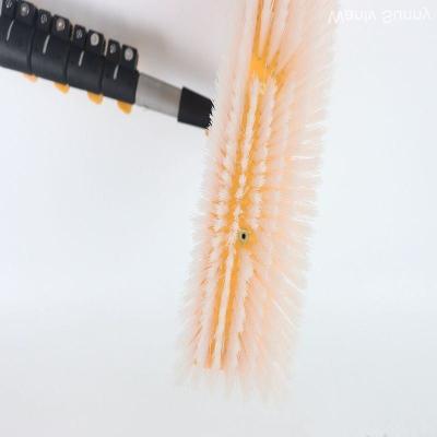 China 55cm Head Width Manual Water Spray Brush 10m Carbon Fiber Handle for Solar Panel Cleaning for sale