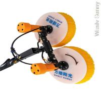 China WLS Series Double-Head Rotary Brush Solar Panel Cleaner 7.5m Telescopic Rod AC110-240V for sale