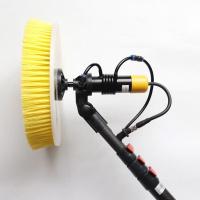 China Single-Head Solar Cleaning Brush with 3.5m Telescopic Pole Battery Powered Cold Water Cleaning for sale
