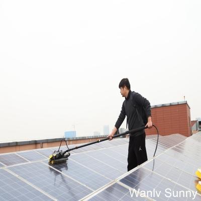 China US Electric Solar Panel and Window Cleaning Poles with Rolling Brush Head for sale