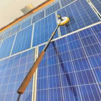 China 3.5m Telescopic Pole Single-Head Rotating Brush for Solar Panel Cleaning at Affordable for sale