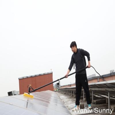 China Solar Panel Cleaning Machine 5.5 M Automatic Roller Brush with Online Service 24 Hours for sale