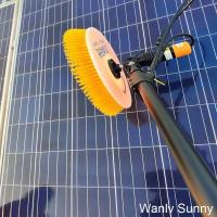 China Wanlv Sunny Electric Rotating Brush for Solar Panel Cleaning Aluminum Alloy 3.5m Handle for sale