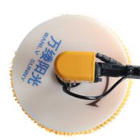 China Single-Head Micro-Gear Rotary Solar Panel Cleaning Brush 7.5m Telescopic Pole Lithium Battery for sale