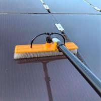 China Wanlv Sunny Manual Spray Brush 11.4m Carbon Fiber Telescopic Handle for Solar Panel Cleaning for sale