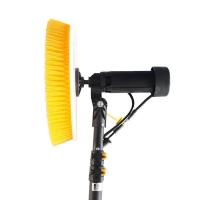 China Electric Solar Panel Cleaning Tool 7.5m Pole with Lithium Battery Water Brush for sale