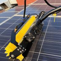 China Customized Cold Water Cleaning Photovoltaic Station Rolling Brush 220V 50Hz Solar Panel Maintenance for sale
