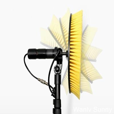 China 7.5m Telescopic Rod Electric Single Head Rotary Brush for Photovoltaic Panel Cleaning for sale