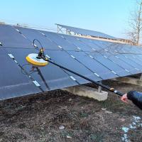 China Electric Single Head Rotary Brush 1200mm for Solar Panel Window Roof Cleaning for sale