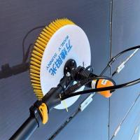 China Electric Single-Head Rotating Brush for Solar Panel Cleaning with 3.5m Telescopic Handle for sale