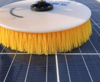 China Electric Solar Panel Cleaning Brush Single Disc Rotary 1200mm 1500rpm for PV Maintenance for sale