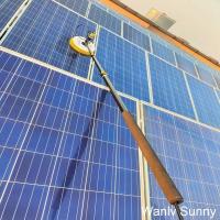 China 3.5m Telescopic Handle Rotary Brush for Solar Panel Window Roof Cleaning for sale
