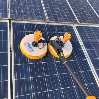 China High Pressure Cleaning Retractable Outdoor Rotating Brush for Solar Panel Cleaning for sale