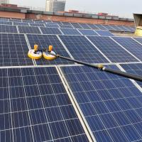 China High Pressure Cleaning Retractable Outdoor Rotating Brush for Solar Panel Cleaning for sale