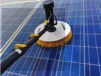 China Aluminum Alloy Material Disc Type Electric Hand-Held Brush for Solar Panel Cleaning for sale