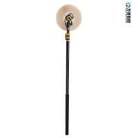 China Single Head Carbon Fiber Cleaning Brush Adjustable Length up to 7.5m for Solar Panels for sale