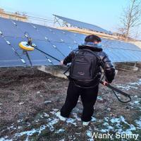 China 30-Day Return Refunds Electric Solar Panel Cleaning Brush Machine with Single Head for sale