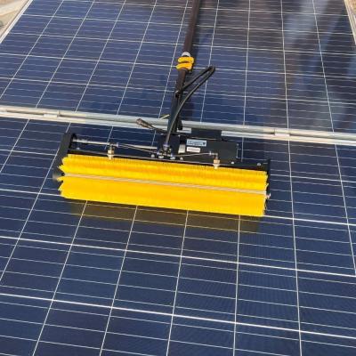 China Artificial Control Solar Panel Cleaning System Backpack with 7.5 Meters Extension Pole for sale