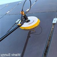 China 5.5 Meters Water Supply Pole Spin Brush for Solar Panel Cleaning without Surface Damage for sale