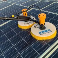 China Semi-automatic Solar Cleaning Tools with 5.5 M Adjustable Handle and Nylon Bristles for sale