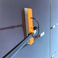 China Solar Cleaning Brush 6.0m Aluminum Handle 35cm Nylon Head for Photovoltaic Panel Washing for sale