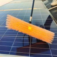 China Wanlv Sunny 4-Section Adjustable Manual Spray Brush 55cm Head for Solar Panel Cleaning Dry Wet 4.8m Pole for sale