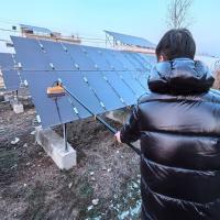 China 9.0m Water Fed Pole Connected to Water Tap for Cleaning Solar Panels Windows Glass Walls for sale