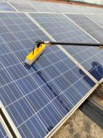 China Wanlv Sunny 11.4m Manual Spray Brush Carbon Fiber Handle 55cm Big Head for Solar Panel Window Cleaning for sale