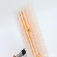 China 11.4m Adjustable Carbon Fiber Water Fed Pole Manual Spray Brush for Solar Panel Cleaning Tool 55cm Width for sale
