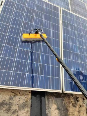 China 11.4m Manual Spray Brush for Solar Panel Window Billboard Cleaning Carbon Fiber Handle for sale