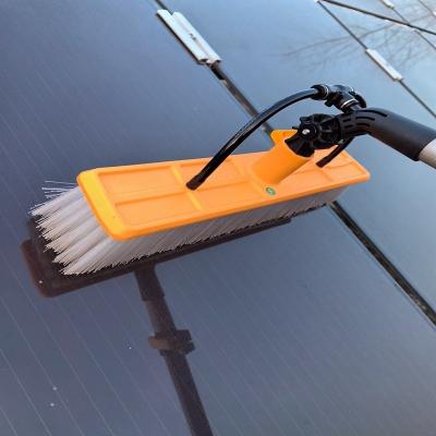 China 12 FT Water Fed Pole Cleaning Brush Tool for Window and Solar Panel Physical Cleaning for sale