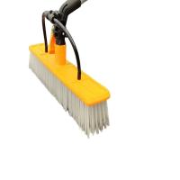 China 7.5m Water Fed Pole Solar Panel Cleaning Brush Manual Spray for Maintenance for sale