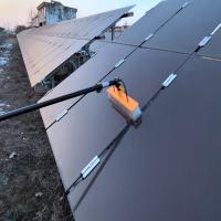 China 6.0M Solar Panel Cleaning Brush with Water Hose Connect to Faucet or Pump for sale