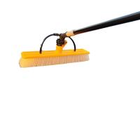 China Manual Water Spray Brush 55cm Wide Head 6.0m Al-Alloy Pole for Solar Panel Cleaning for sale