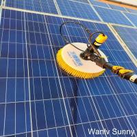 China 3.5m Telescopic Rod Solar Panel Cleaning Brush for Photovoltaic Station Maintenance for sale