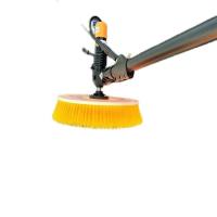 China 24-Hour Online Service Single Head Solar Panel Cleaning Brush with Adjustable Handle for sale