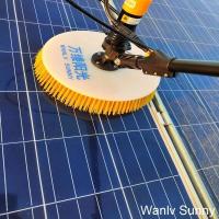 China Single Head Rotary Brush Solar Panel Cleaning Kit 5.5m Telescopic Pole for Photovoltaic Station for sale