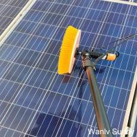 China Aluminum Alloy Pole Solar Panel Cleaning Brush 2m Nylon Yarn for Photovoltaic Plants for sale